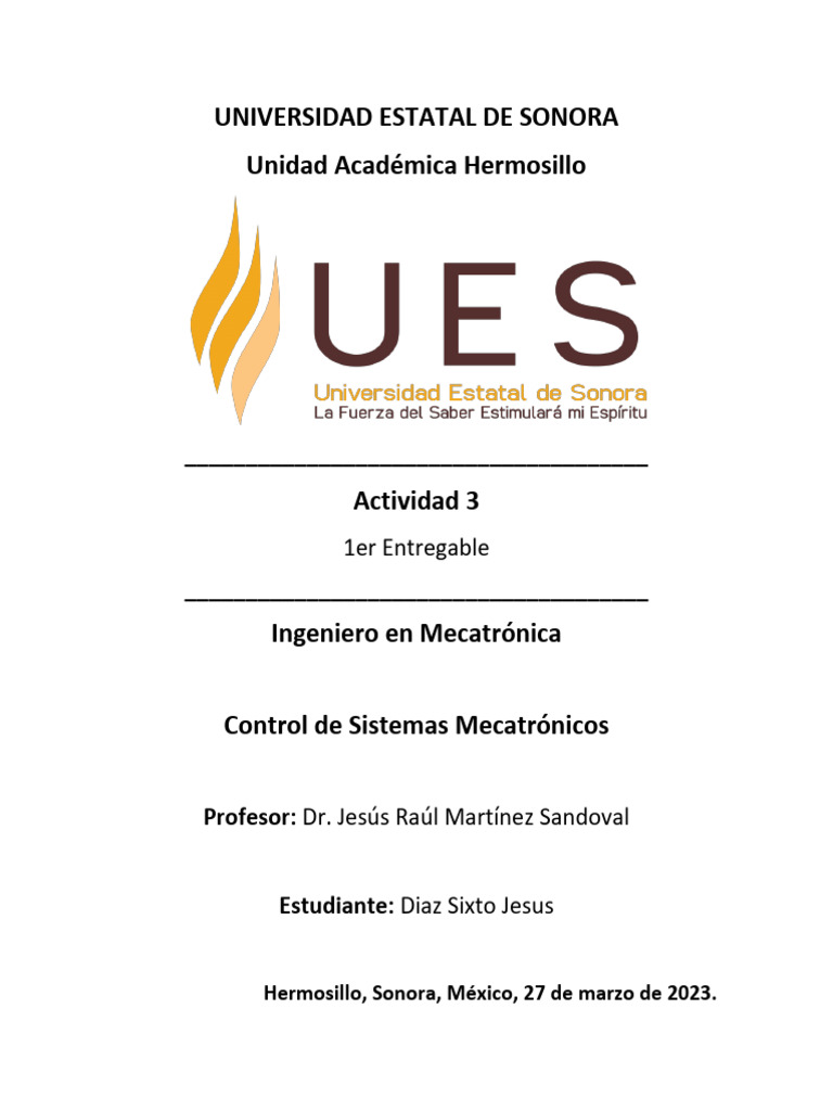 Actividad 3 - 1er Entregable | PDF