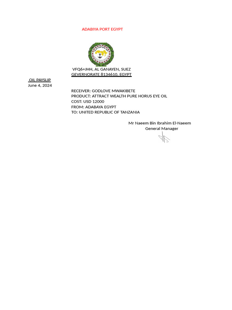 Adabiya Port Egypt | PDF