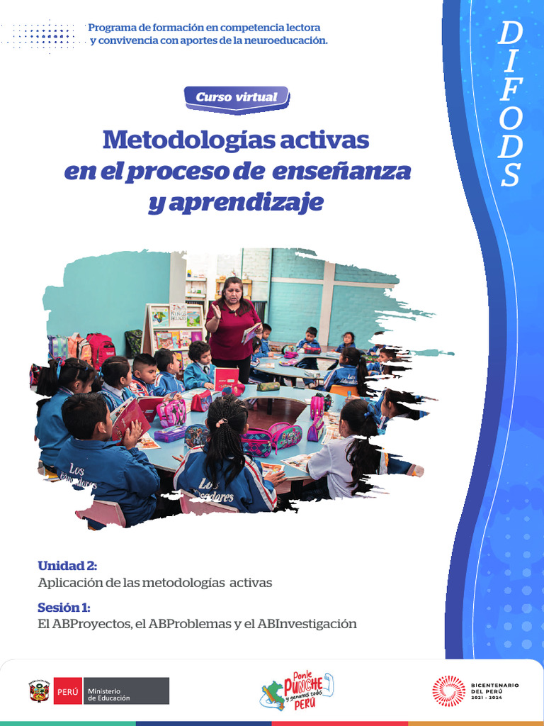 Fascículo U2S1 Aplicaciones de Las Metodologías Activas Ccesa007 | PDF | Aprendizaje | Enseñando