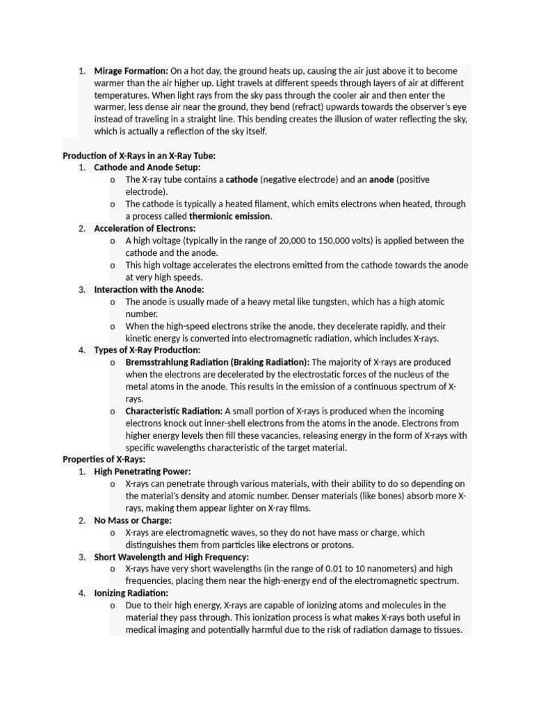 Mirage Formation | PDF