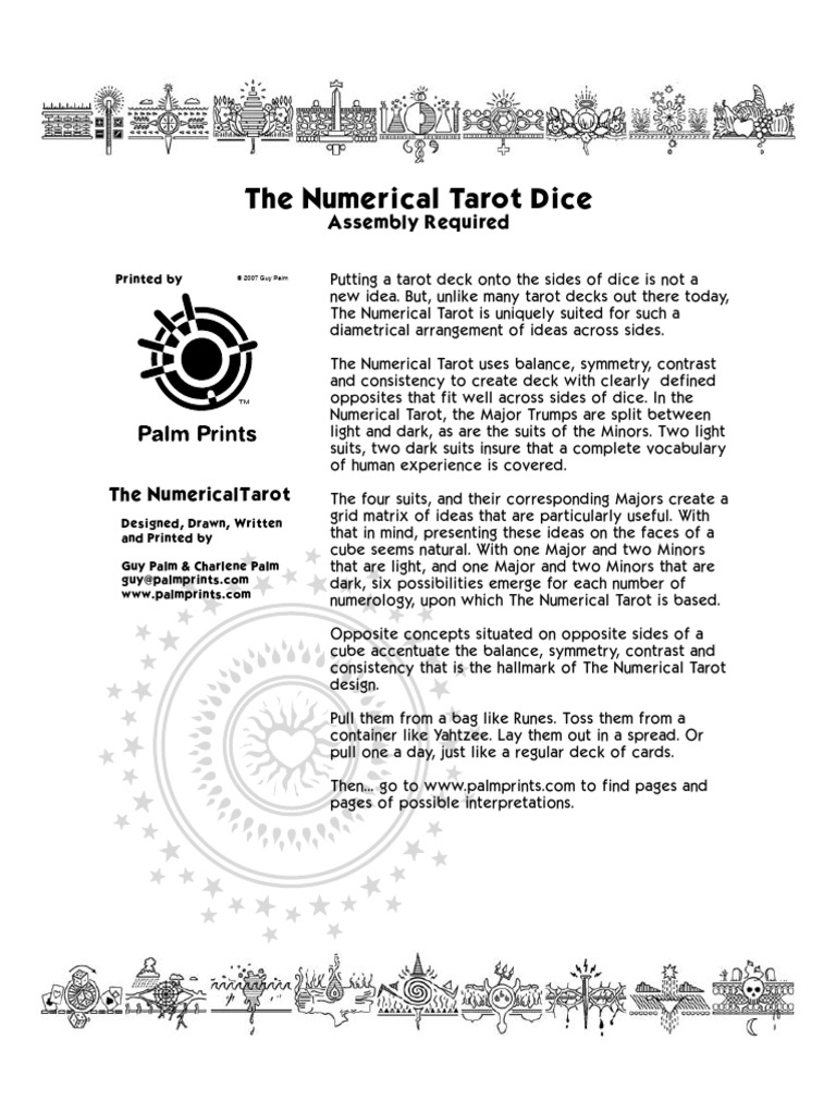 Numerical Dice Visual | PDF
