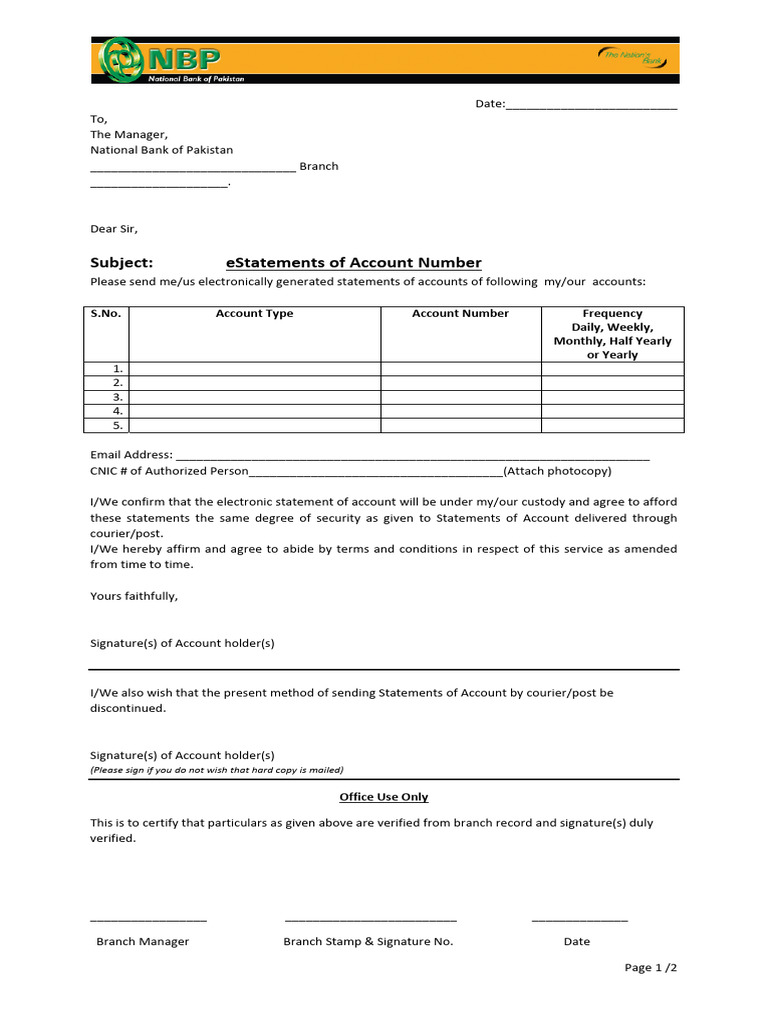 EStatements of Accounts | PDF