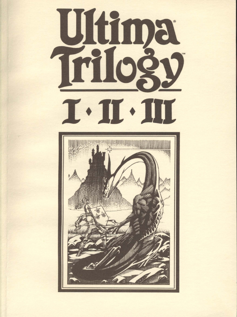 Ultima Trilogy Manual | PDF