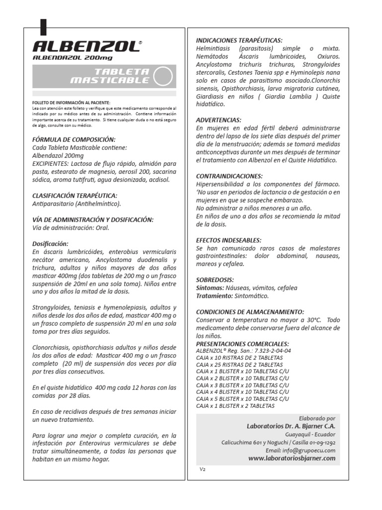 Albenzol | PDF