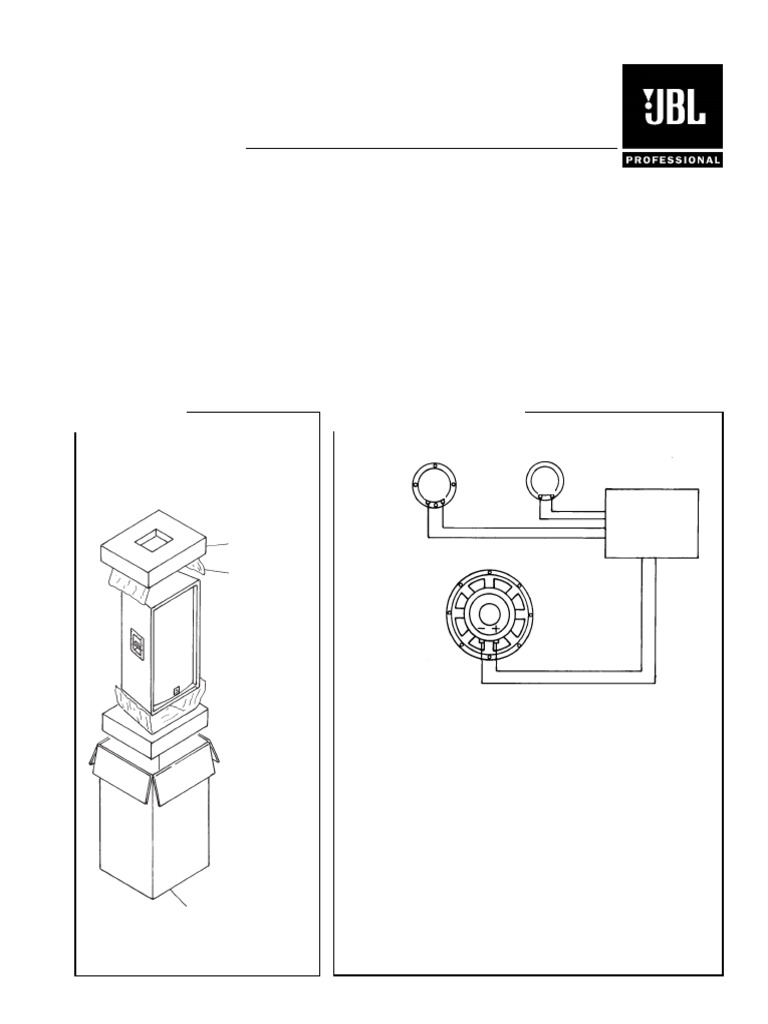 JBL SR4735X Technical Manual | PDF | Loudspeaker | Sound Production ...