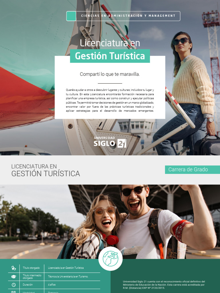 Lic Gestion Turistica Pdf