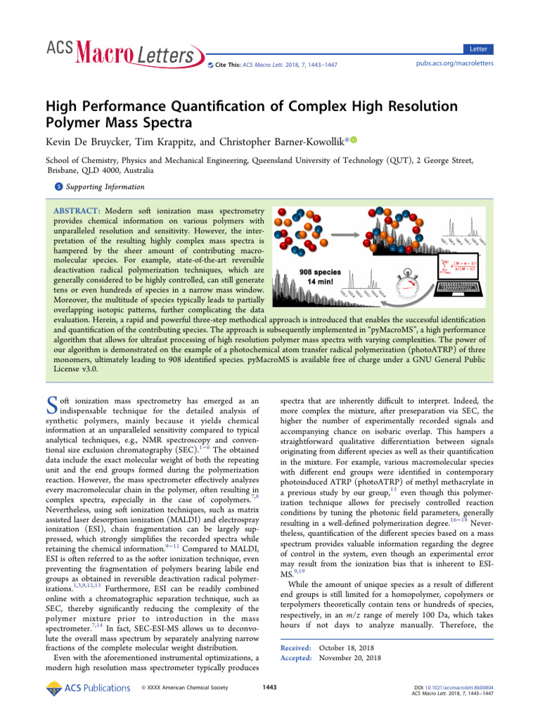 HP Quantification of Complex Polymer | PDF