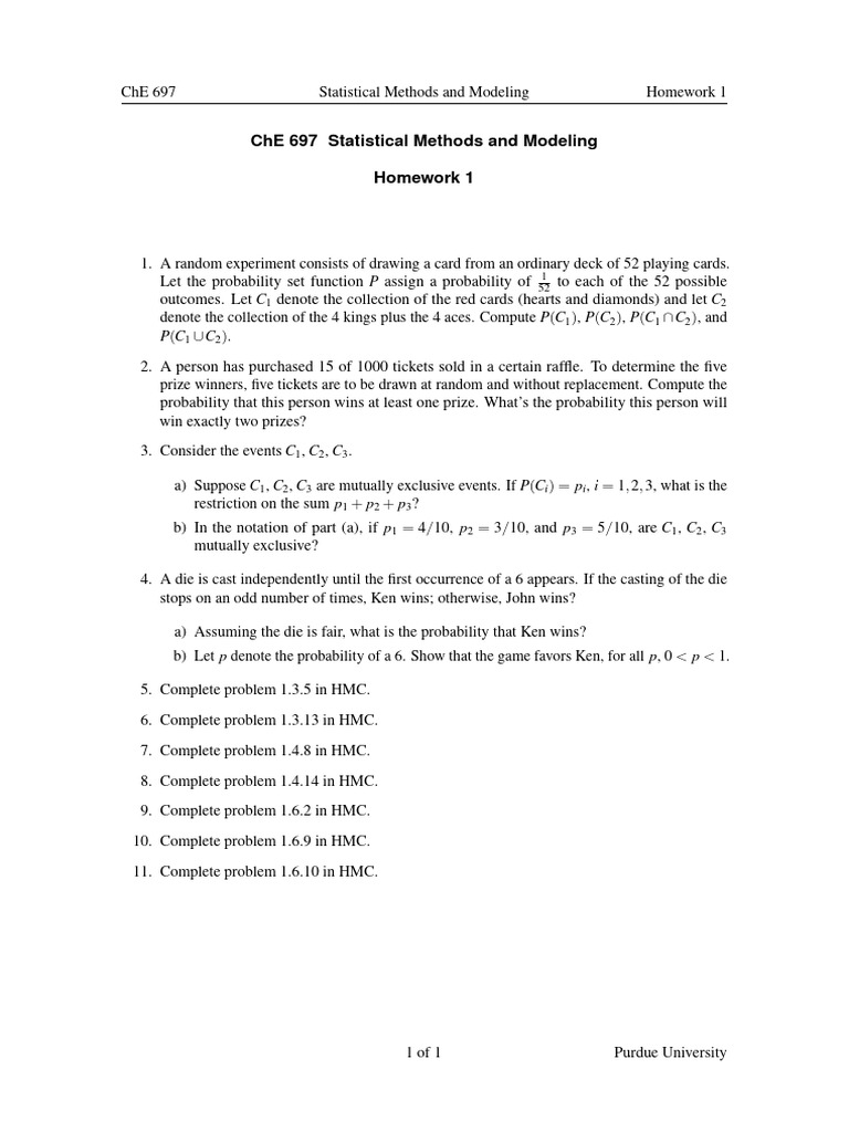HW 1 | PDF