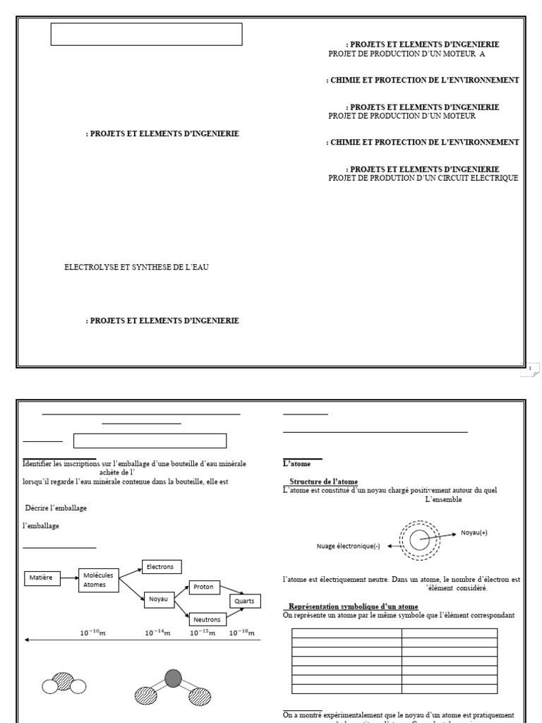COURS DE PCT 3eme 2021 | PDF