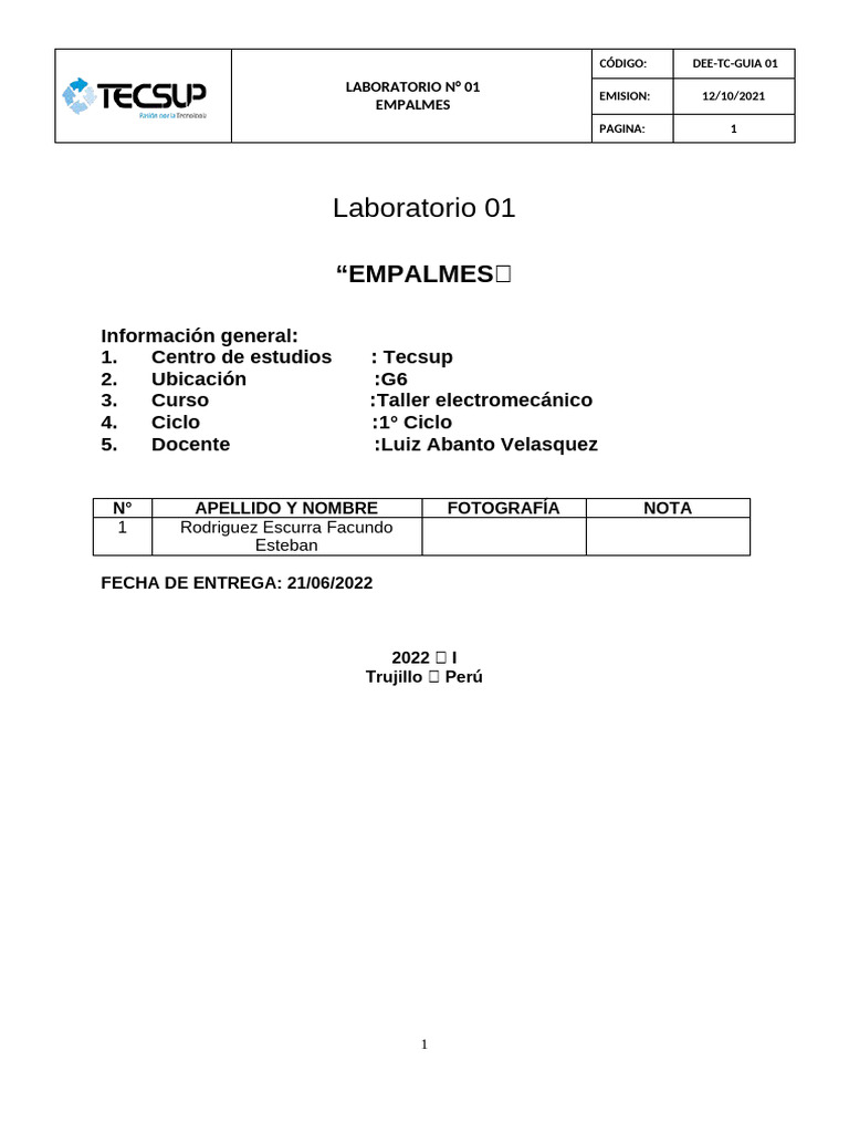 Glab S01 Labanto 2022 01 | PDF