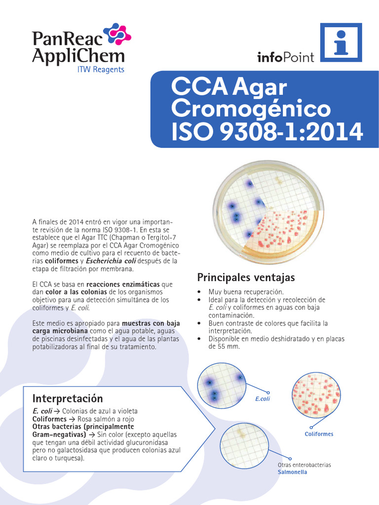 IP-012 - Es Agar Cromogenico Norma Iso | PDF