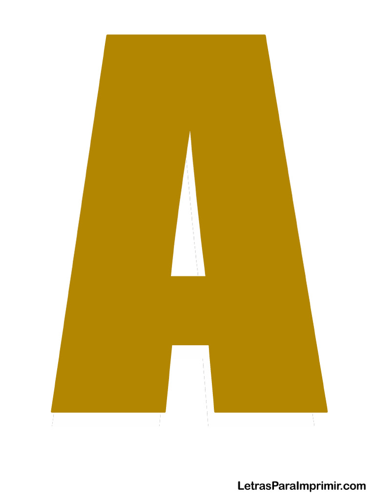 Letras Grandes para Imprimir 3 | PDF