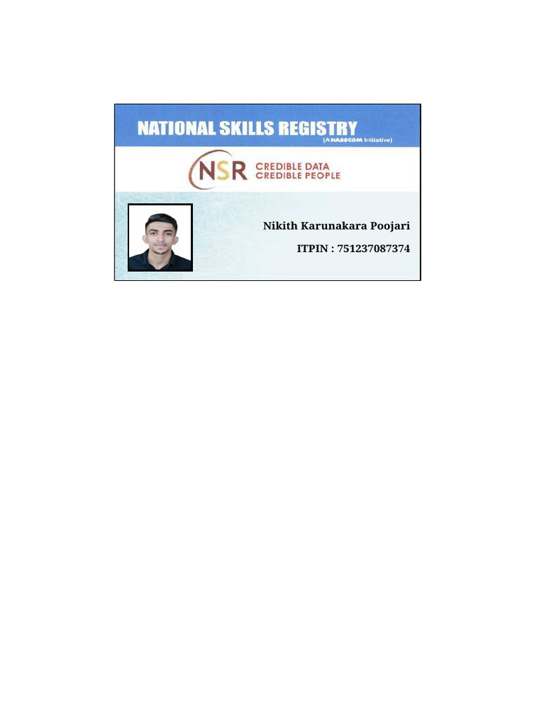 NSR Card | PDF