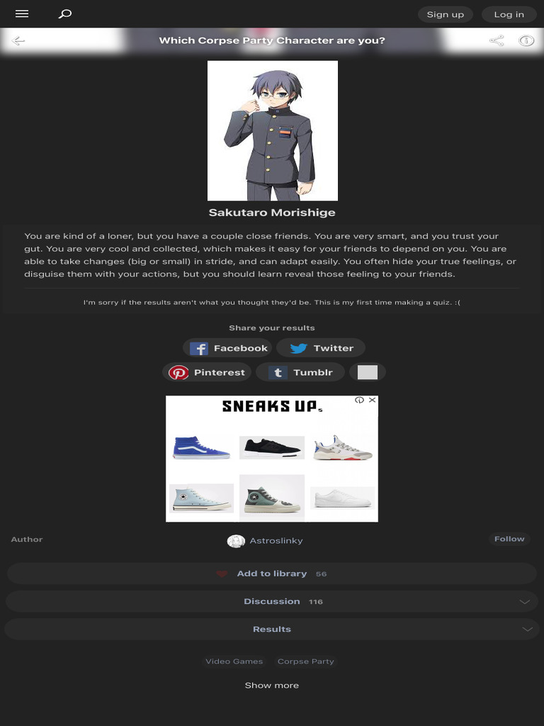 Sakutaro Morishige Which Corpse Party Character Are You - Quiz Quotev | PDF