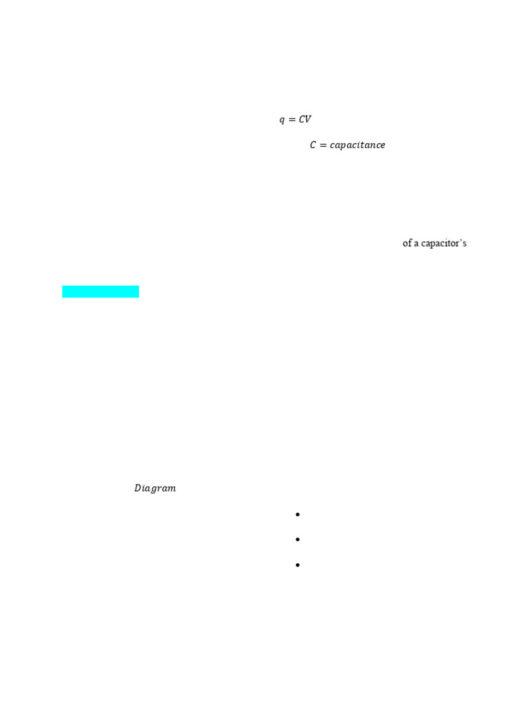 Capacitance | PDF