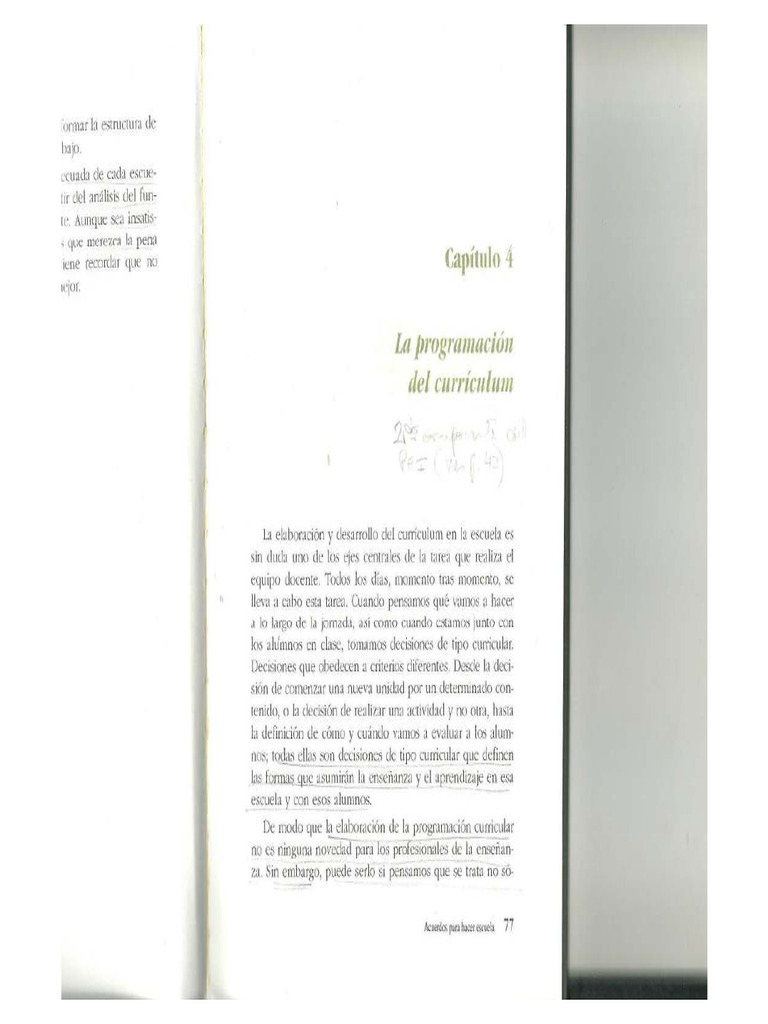 ROSSI, M GRINBERG, S. (1.999) El Proyecto Educativo Institucional. Acuerdos para Hacer Escuelas ...