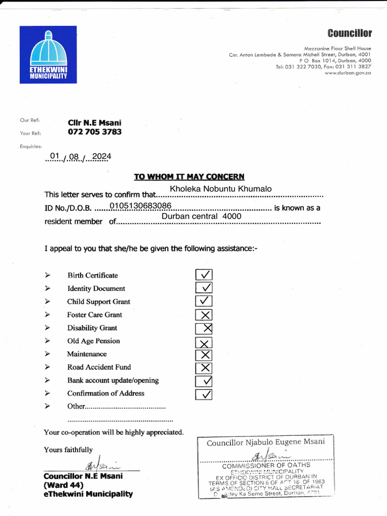 Proof of Address 230607 084958 Export 2 | PDF