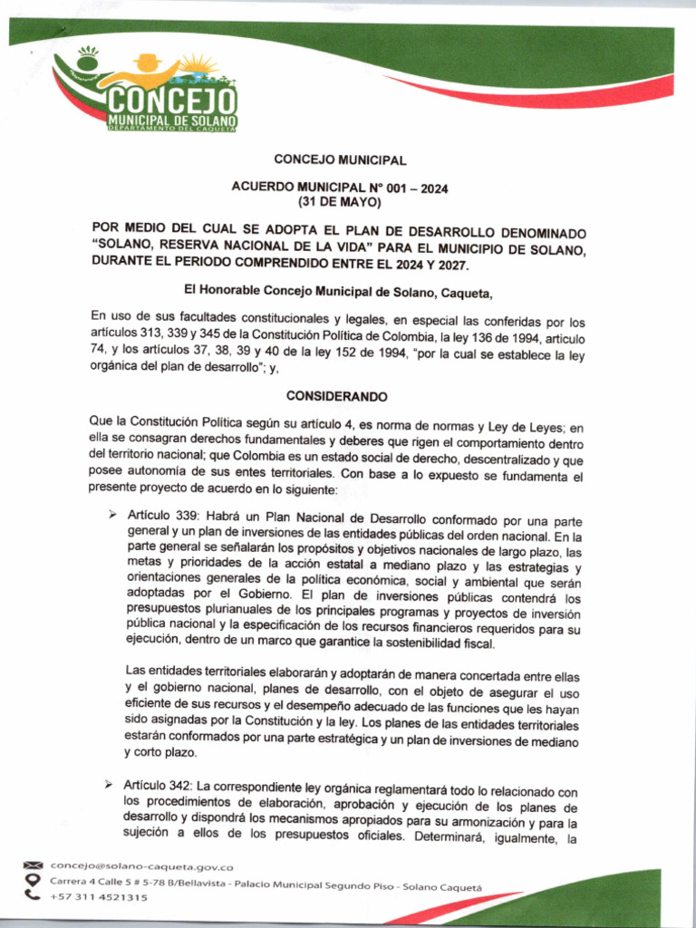 PDM Solano 2024-2027 | PDF