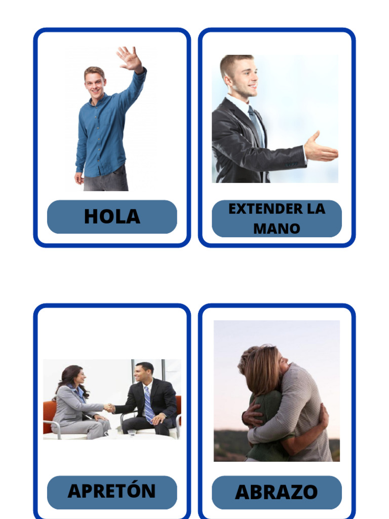 Pictogramas Del Saludo | PDF