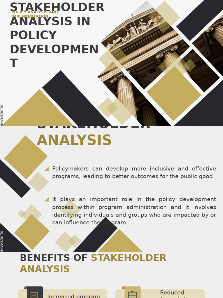 Stakeholder Analysis in Policy Development | PDF | Policy | Career & Growth