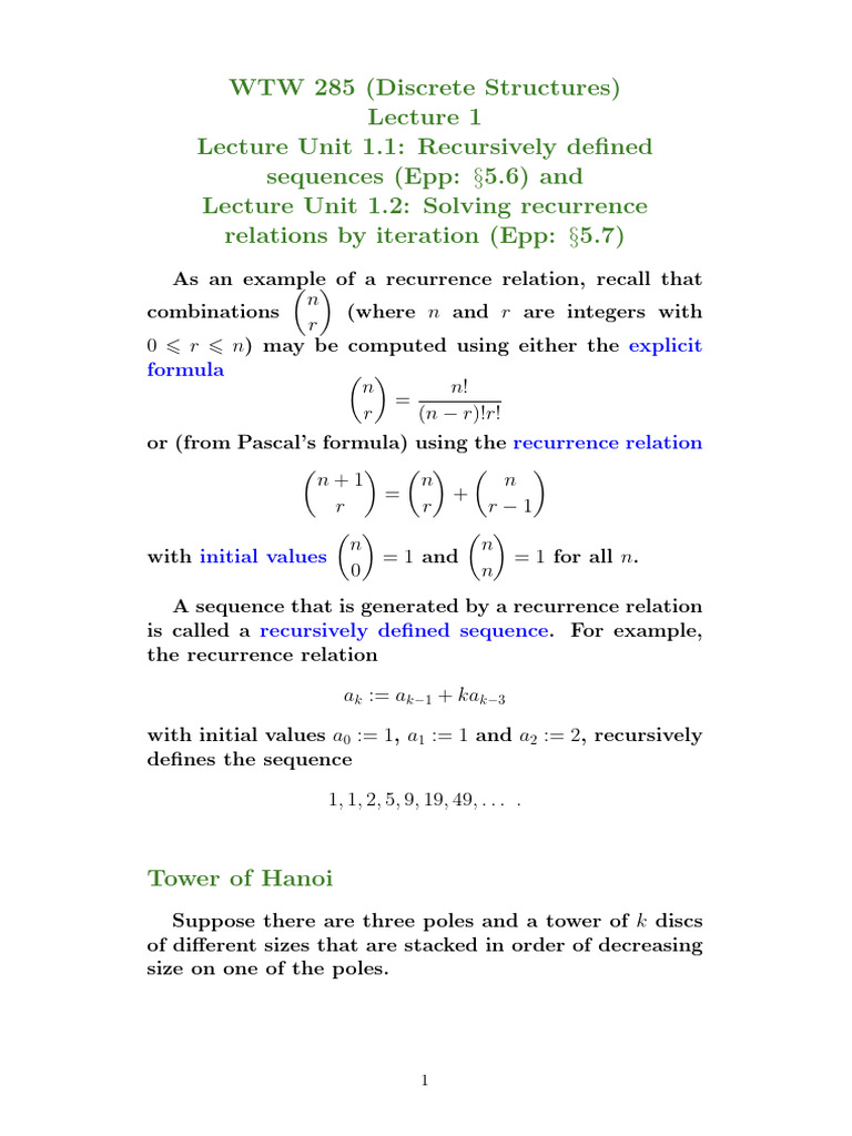 WTW 285 Lecture 01 | PDF