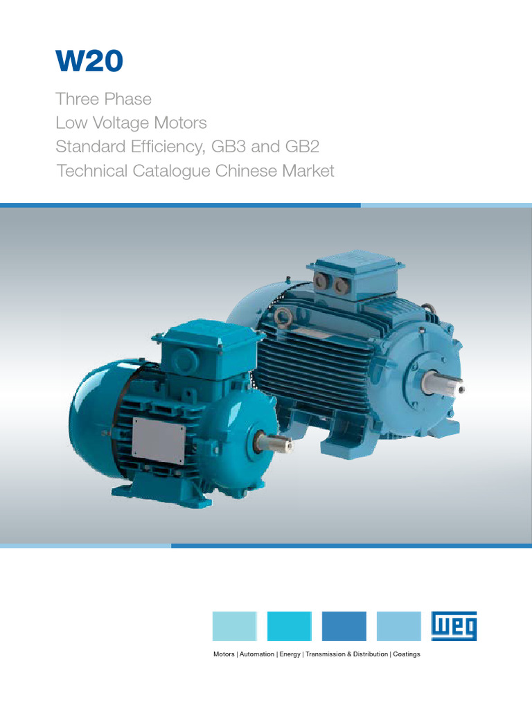 General Catalogue - Weg Motor W20 | PDF | Bearing (Mechanical ...