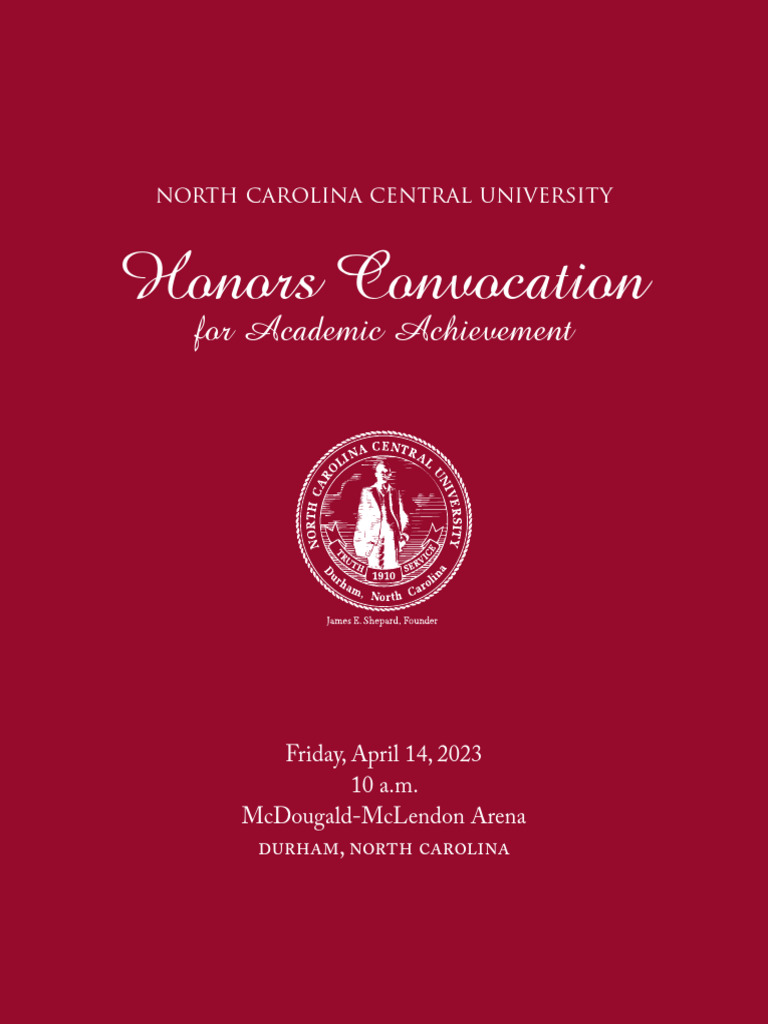Honors Convocation For Academic Achievement | PDF | Science & Mathematics