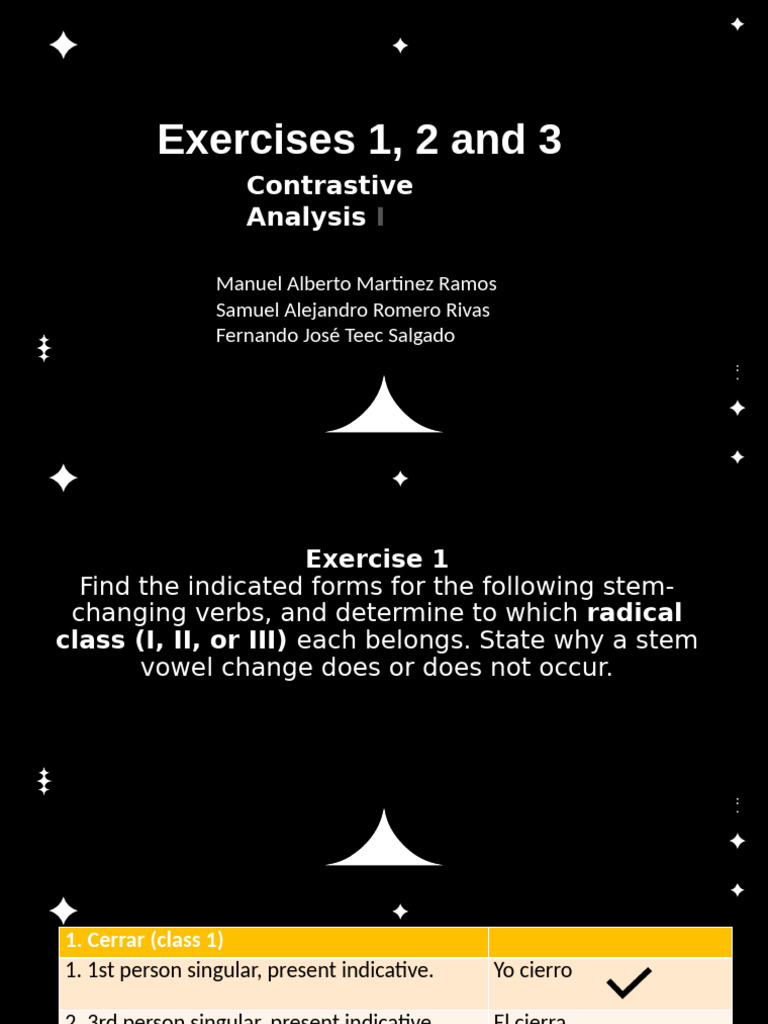 Exercise 1,2 and 3 | PDF