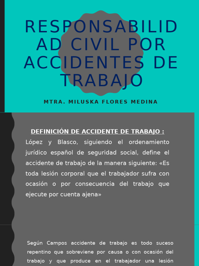 Responsabilidad Laboral | PDF
