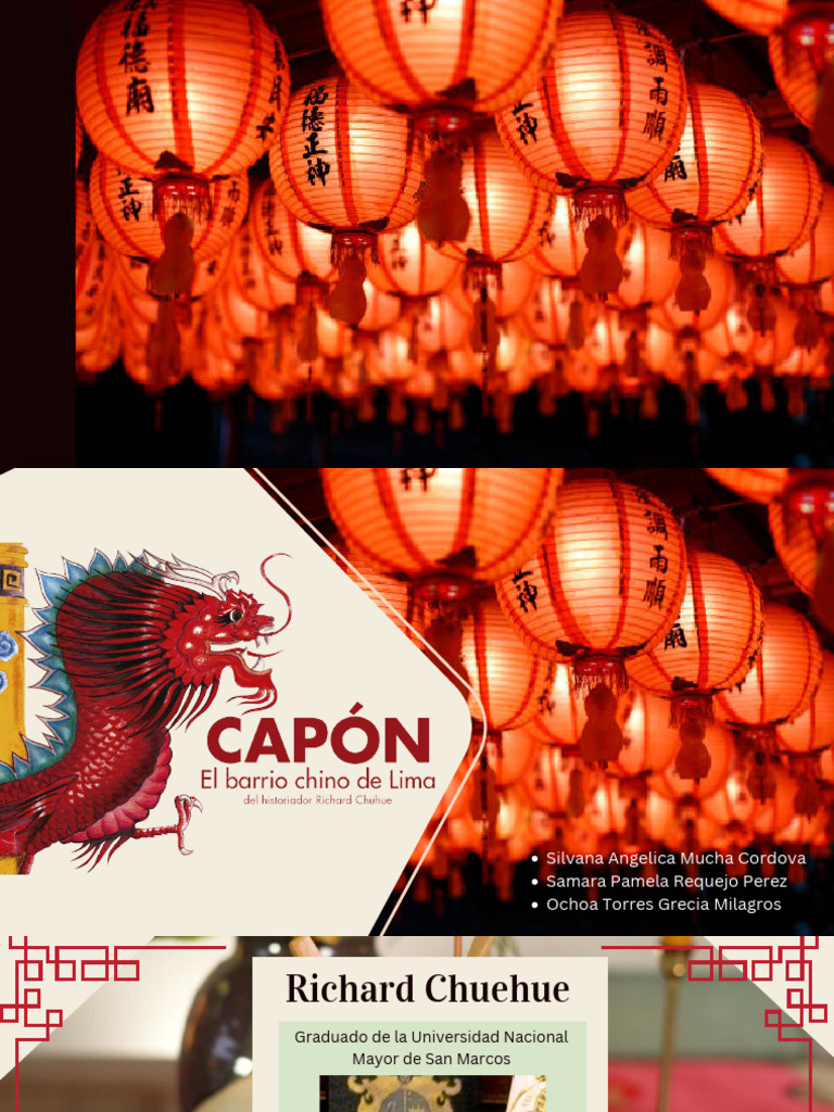 CAPÓN. El Barrio Chino de Lima | PDF