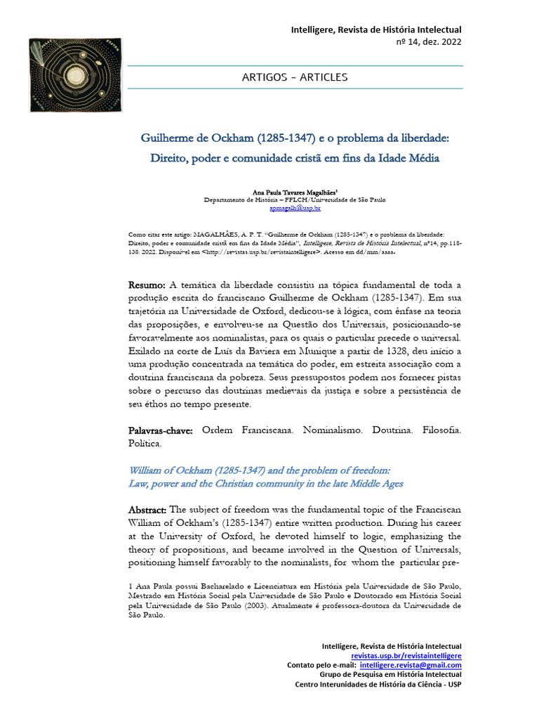 Guilherme de Ockam | PDF