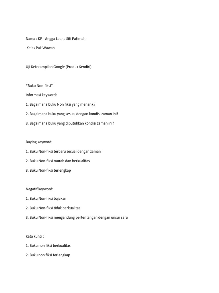 Pelatihan Prakerja - Angga Laena Siti Patimah | PDF Pelatihan Prakerja - Angga Laena Siti Patimah | PDF