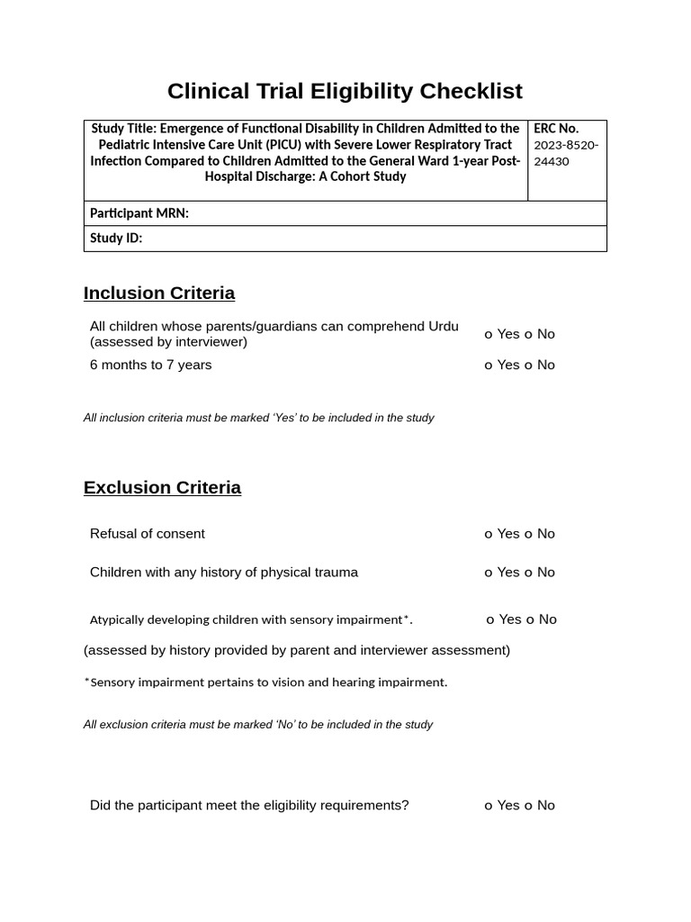clinical-trial-eligibility-checklist-pdf