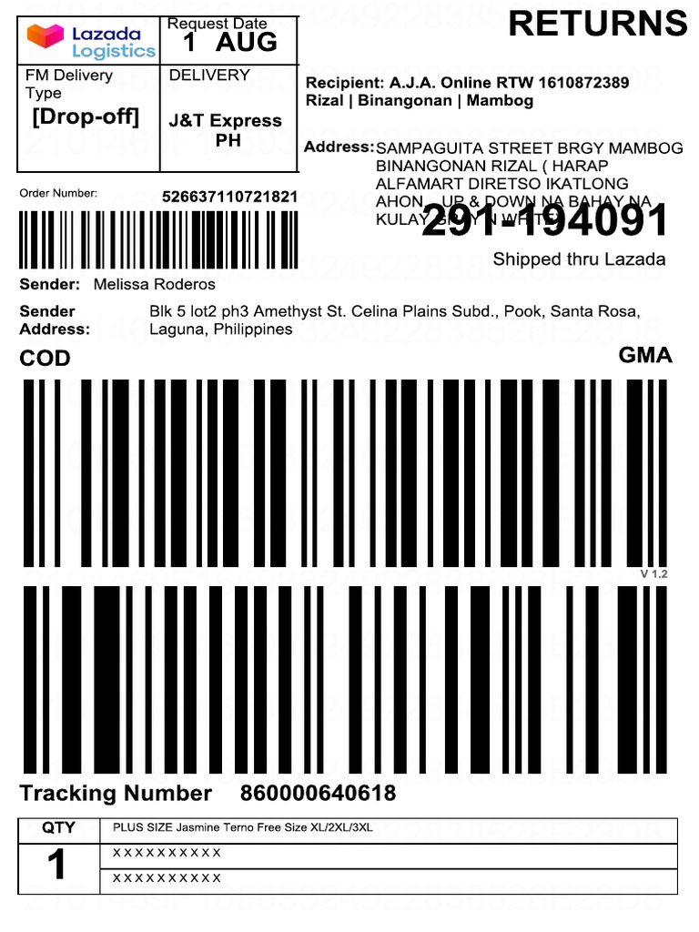 Return Label | PDF