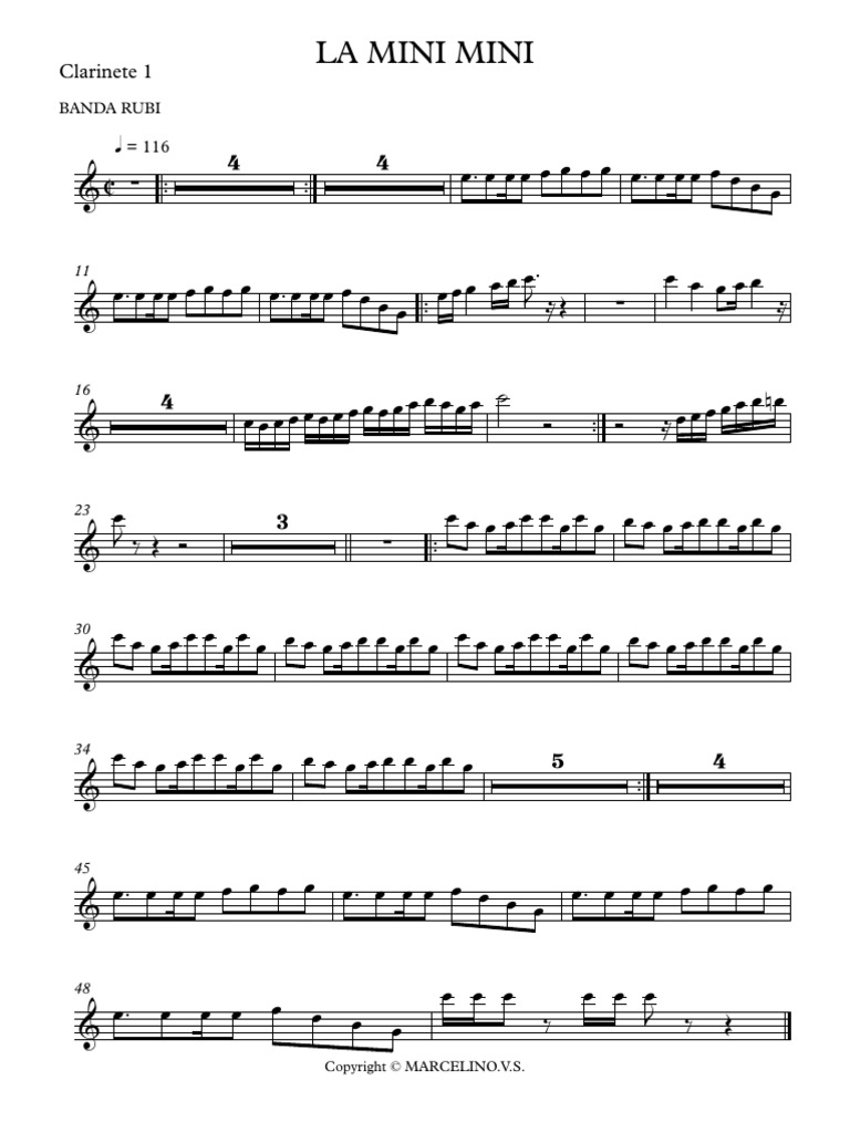 La Mini Mini - Banda Rubi | PDF