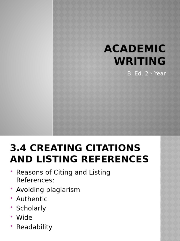 Academic Writing | PDF