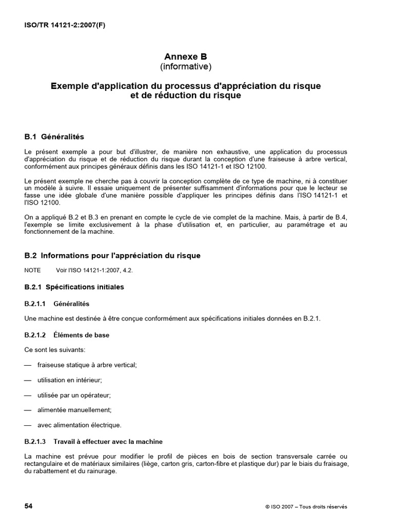 La Norme ISO 14121 - 2 | PDF