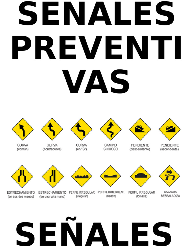 Señales Preventivas | PDF