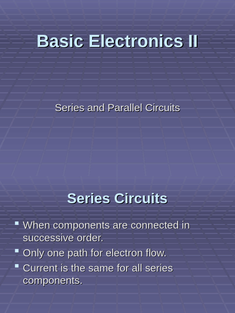 Basic Electronics II | PDF