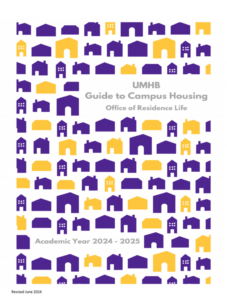 Guide To Campus Housing 2024 2025 Pdf