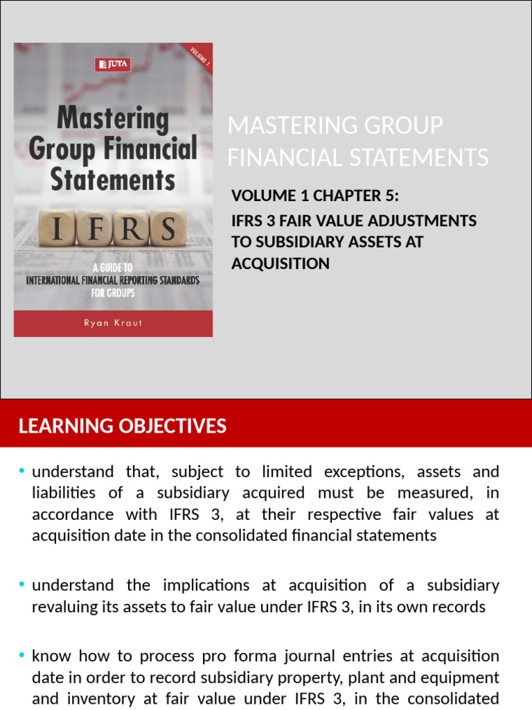 Lecture 6 OF GROUP ACCOUNTING Volume 1 Chapter 5 Fair Adjustments To ...