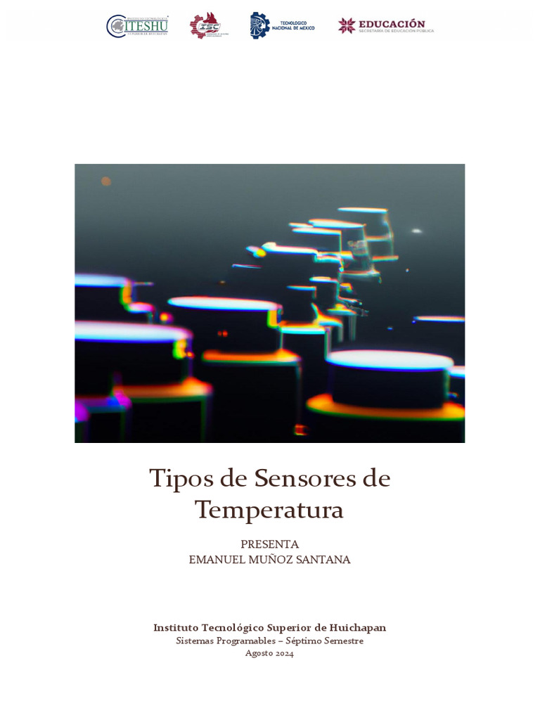 Inv. Tipos de Sensores de Temperatura | PDF | Resistencia Eléctrica y Conductancia | Infrarrojo