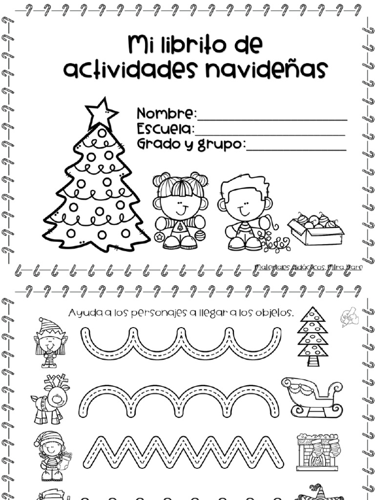 Mi Librito de Actividades de Navidad | PDF
