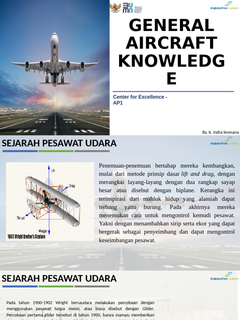 GENERAL AIRCRAFT KNOWLEDGE - Indra | PDF