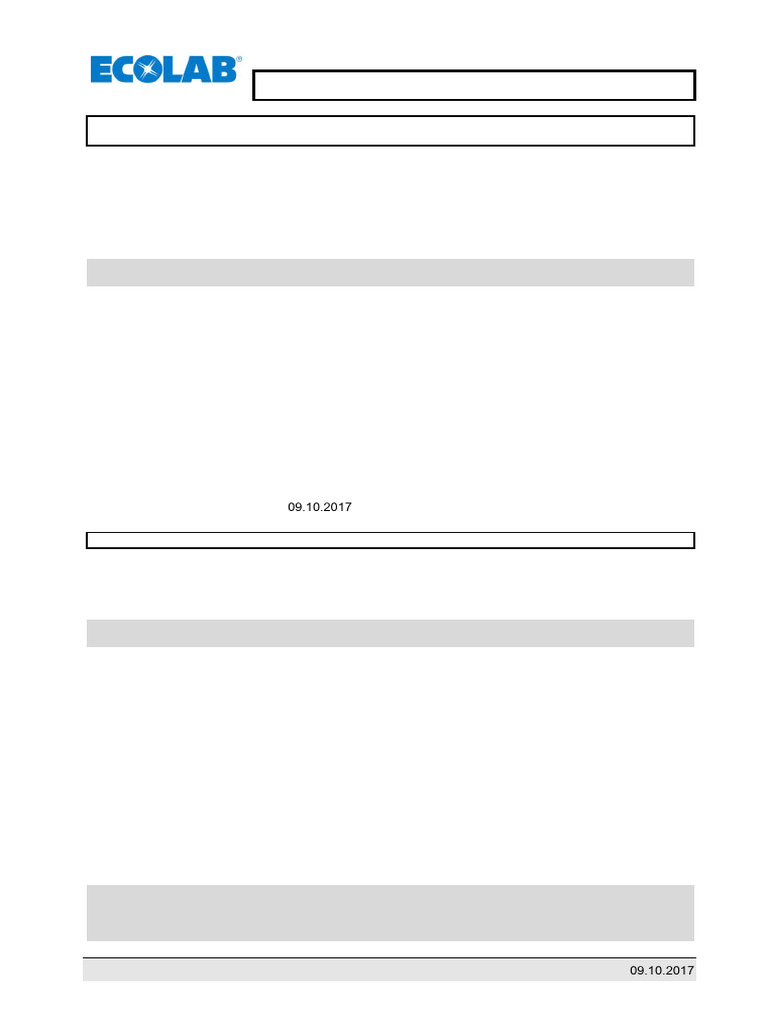 Glass Cleaner - SDS | PDF