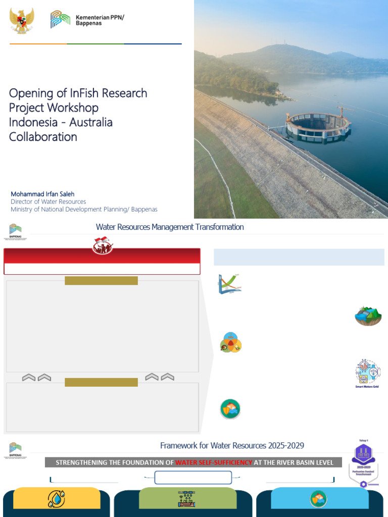 Opening Presentation - InFish Research Workshop Collaboration (BAPPENAS ...