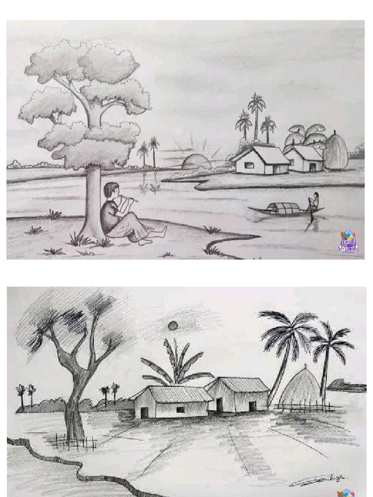 Paisajes A Lapiz | PDF