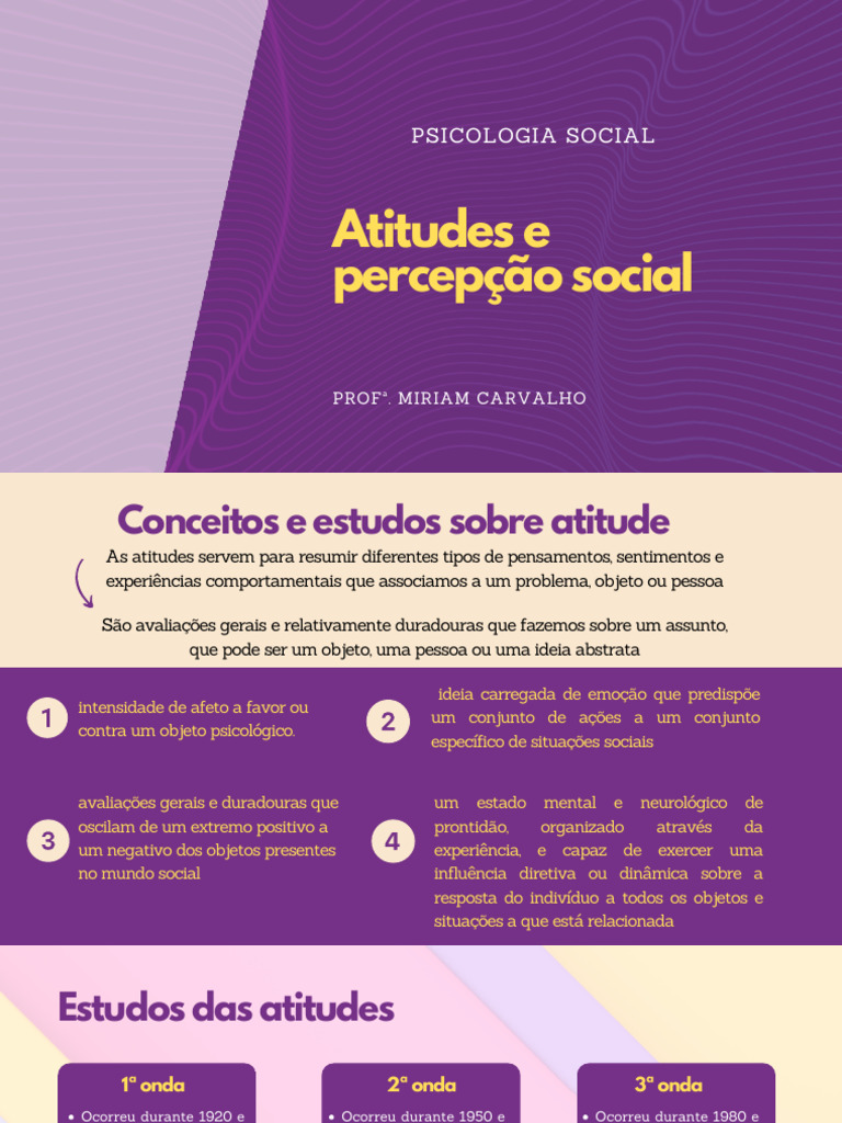 Atitudes e Percep o Social | PDF