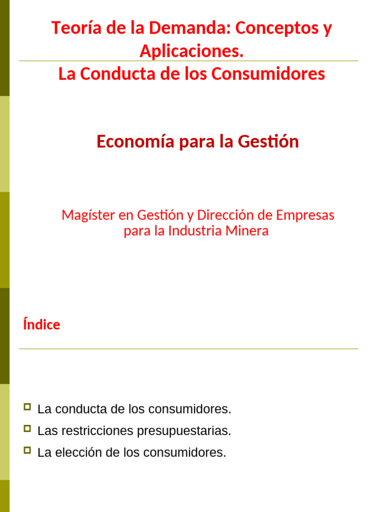 Tema 1 La Conducta de Los Consumidores 4 | PDF