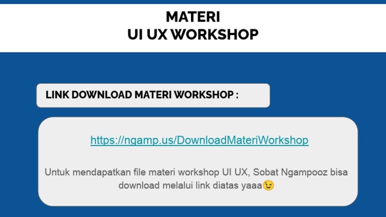 UI UX Workshop - FIGMA 101 Materi | PDF